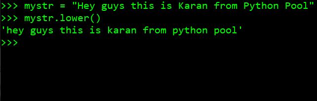 How to Convert String to Lowercase in Python - Python Pool How to Convert String to Lowercase in Python - Python Pool