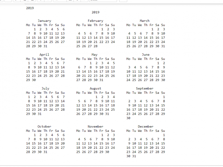 Working with Python Calendar in Depth - Python Pool