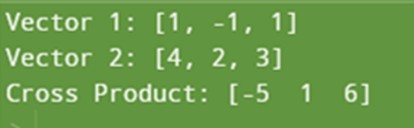 Numpy Cross Product In Python With Examples Python Pool