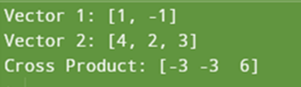 Numpy Cross Product In Python With Examples Python Pool