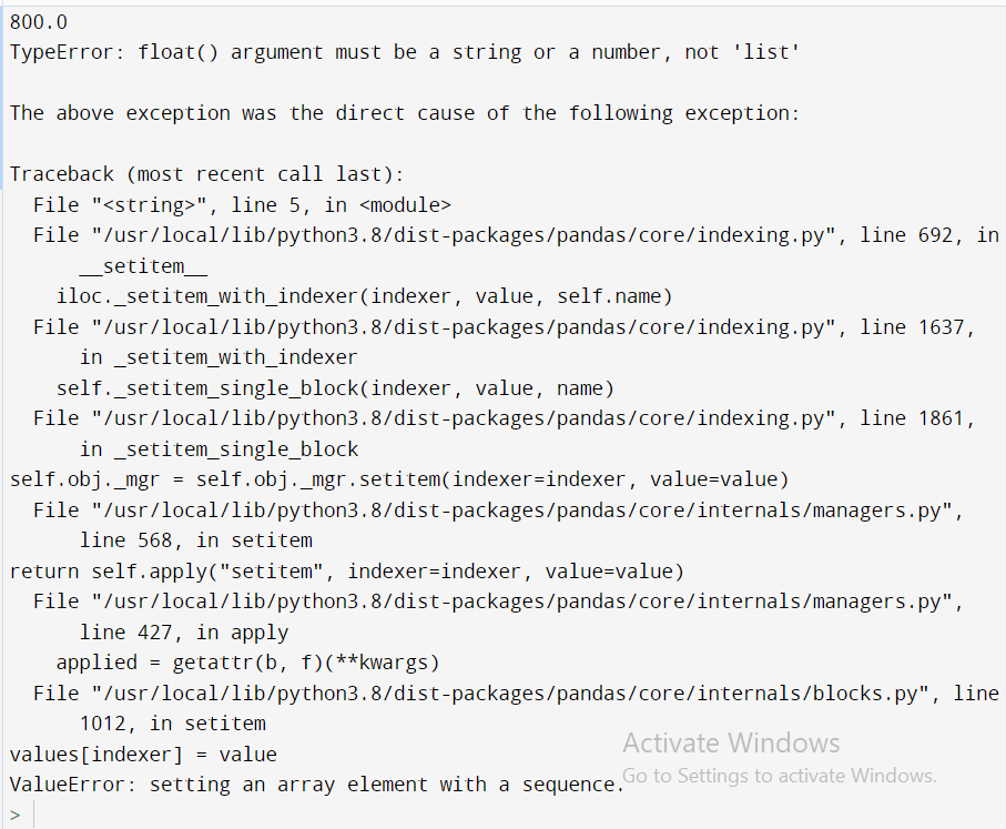 Solved Valueerror Setting An Array Element With A Sequence Easily