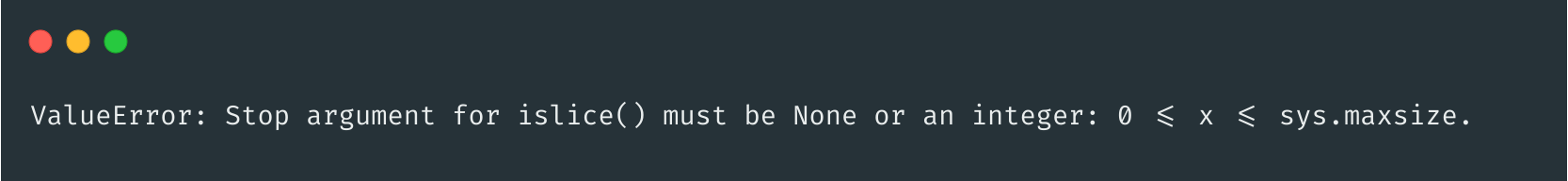 Python's itertools.islice() | Slicing for Iterators? - Python Pool