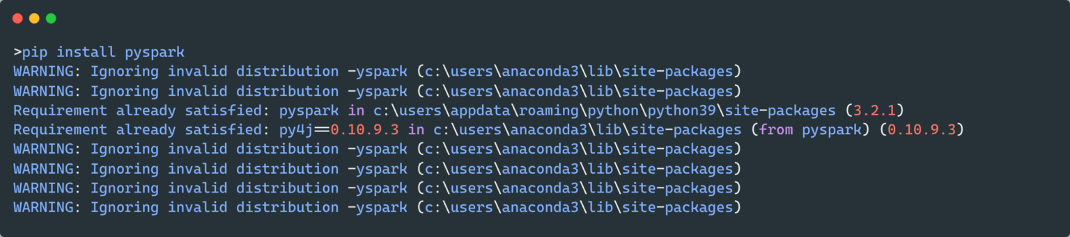 Solving Python Ignoring Invalid Distribution Python Pool